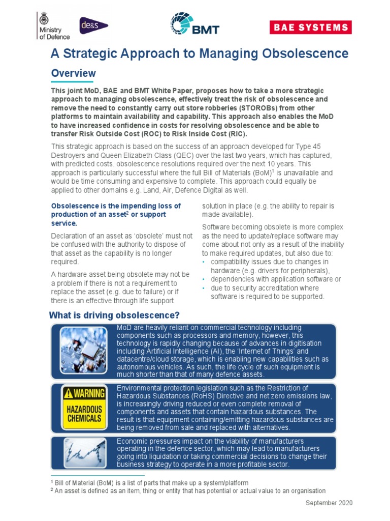 A Strategic Approach To Obsolescence Management White Paper | PDF ...