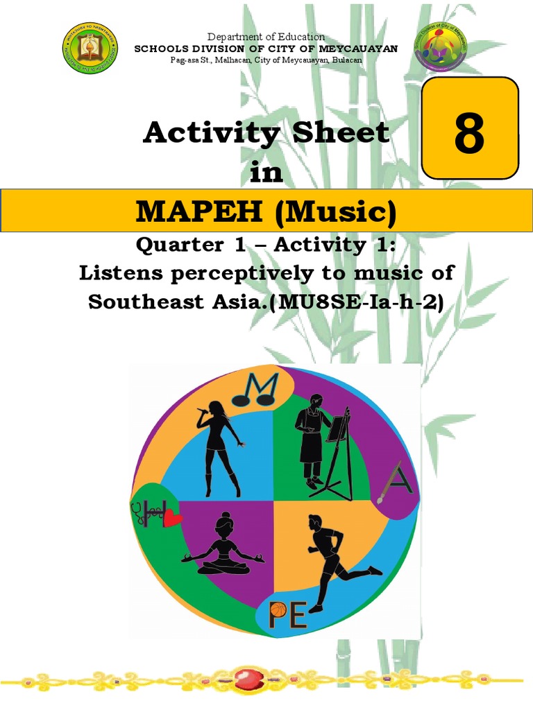 MAPEH 8 Q1 Week 1 | PDF