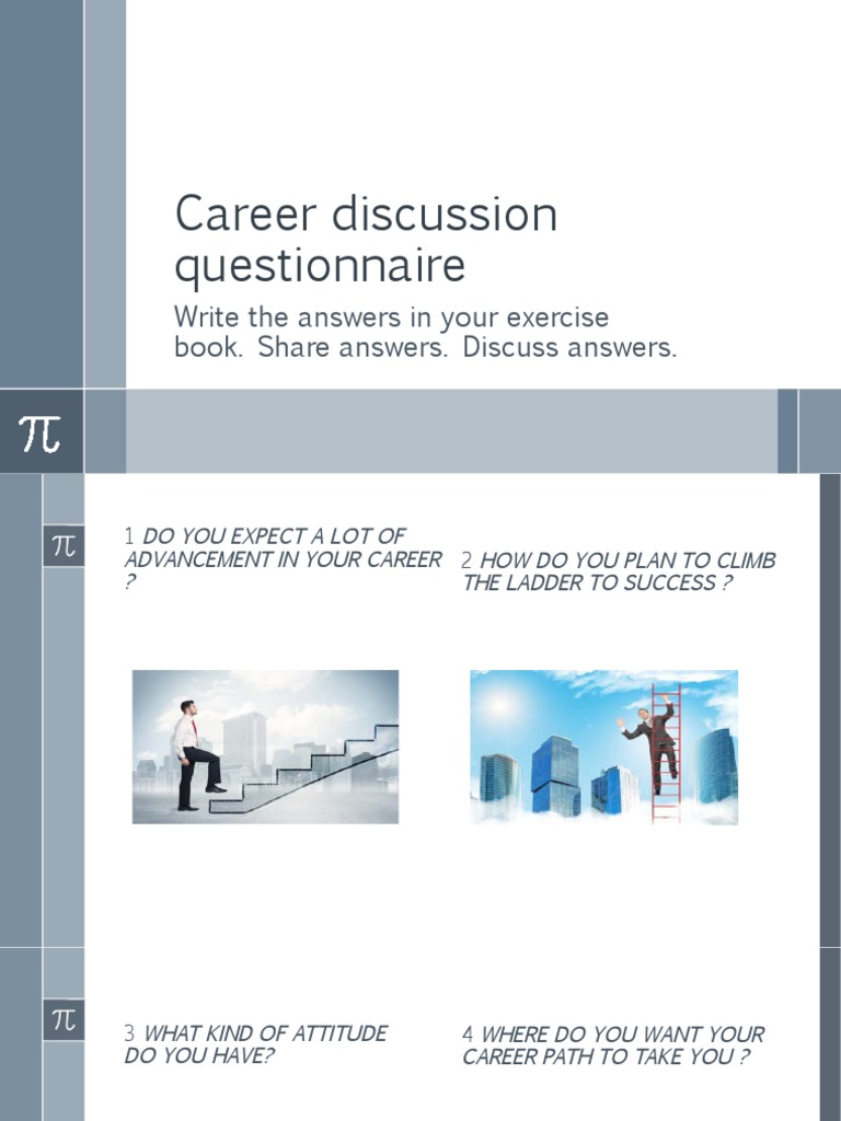 Questionnaires Career | PDF