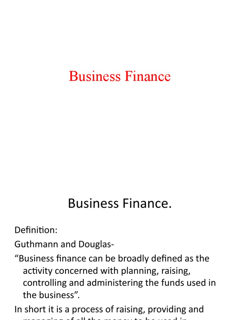 Business Finance Unit 1 | PDF | Business | Dividend