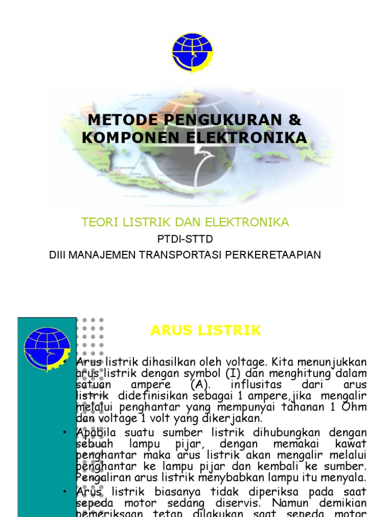 Metode Pengukuran Dan Komponen Elektronika | PDF