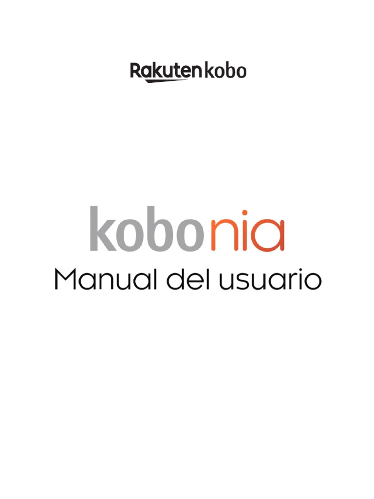 Guía Completa del eReader Kobo Nia | PDF | USB | E Reader
