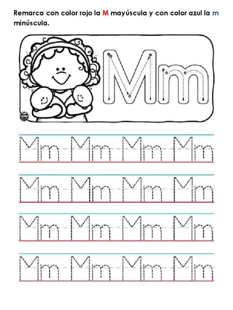 Actividades Letra M Primer Grado | PDF