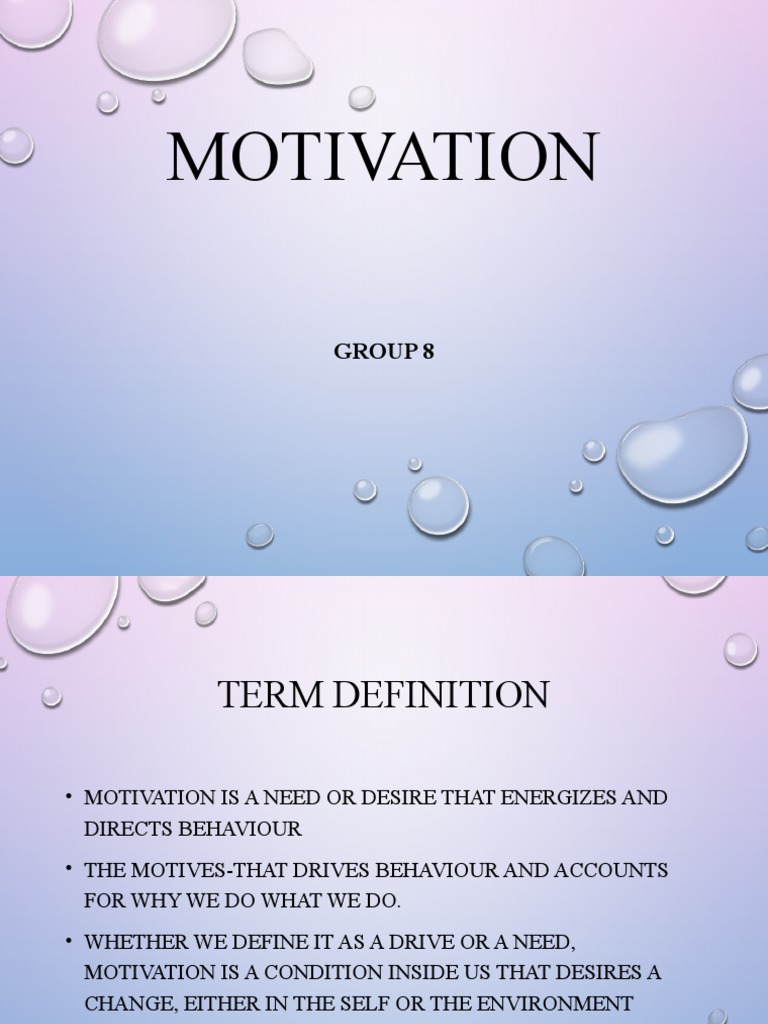 Motivation | PDF | Motivation | Motivational