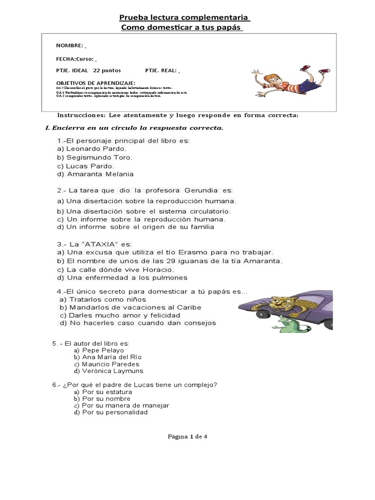 Prueba Libro Domesticar A Tus Papas | PDF Prueba Libro Domesticar A Tus Papas | PDF