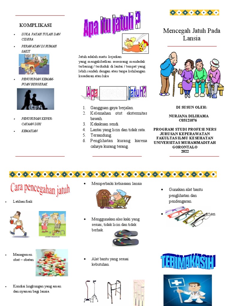 Leaflet Resiko Jatuh | PDF