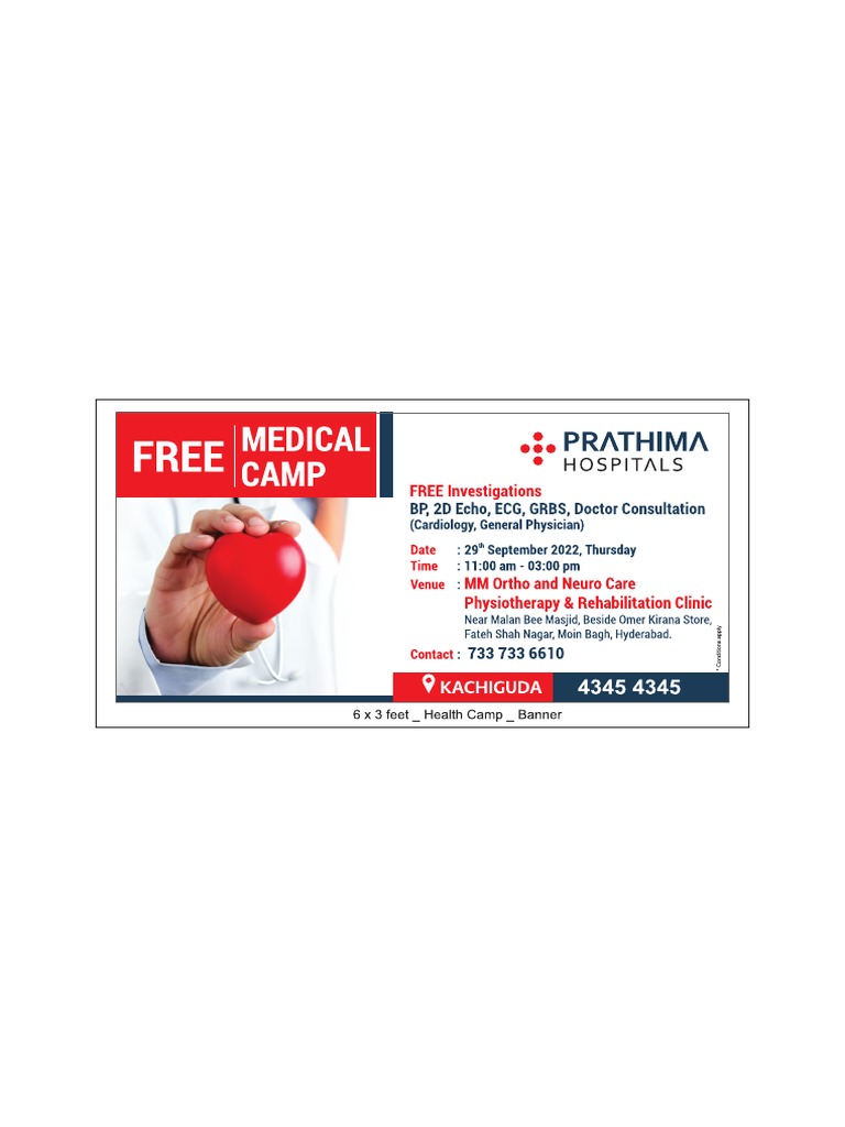 MM Ortho - Free Health Camp Banner | PDF