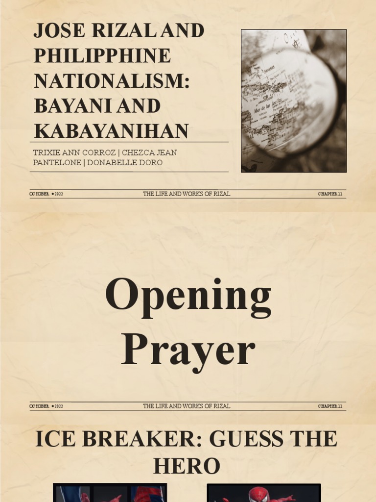 Rizal's Legacy: Bayani and Kabayanihan | PDF | Philippines