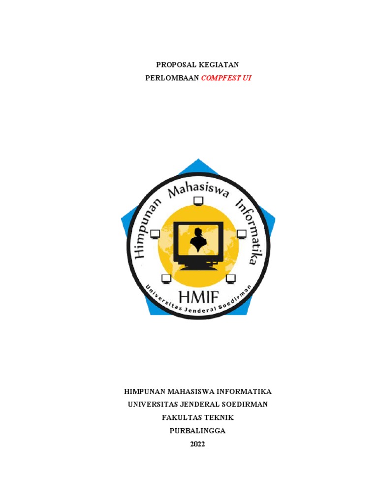 Format Proposal Hmif 2022 | PDF | Karier & Perkembangan
