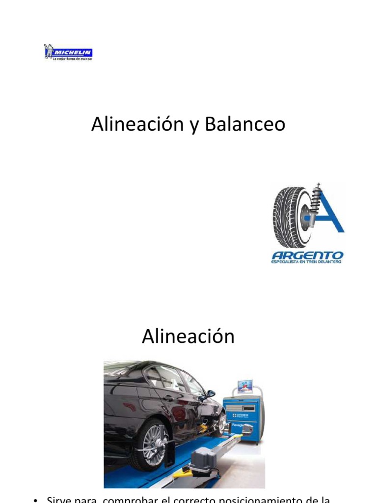 Alineación y Balanceo | PDF