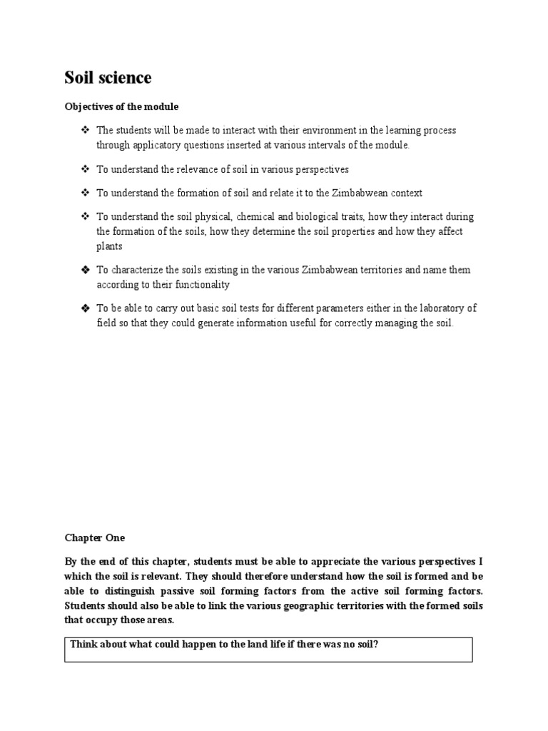 Hag Soil Science Notes | PDF | Soil | Rock (Geology)