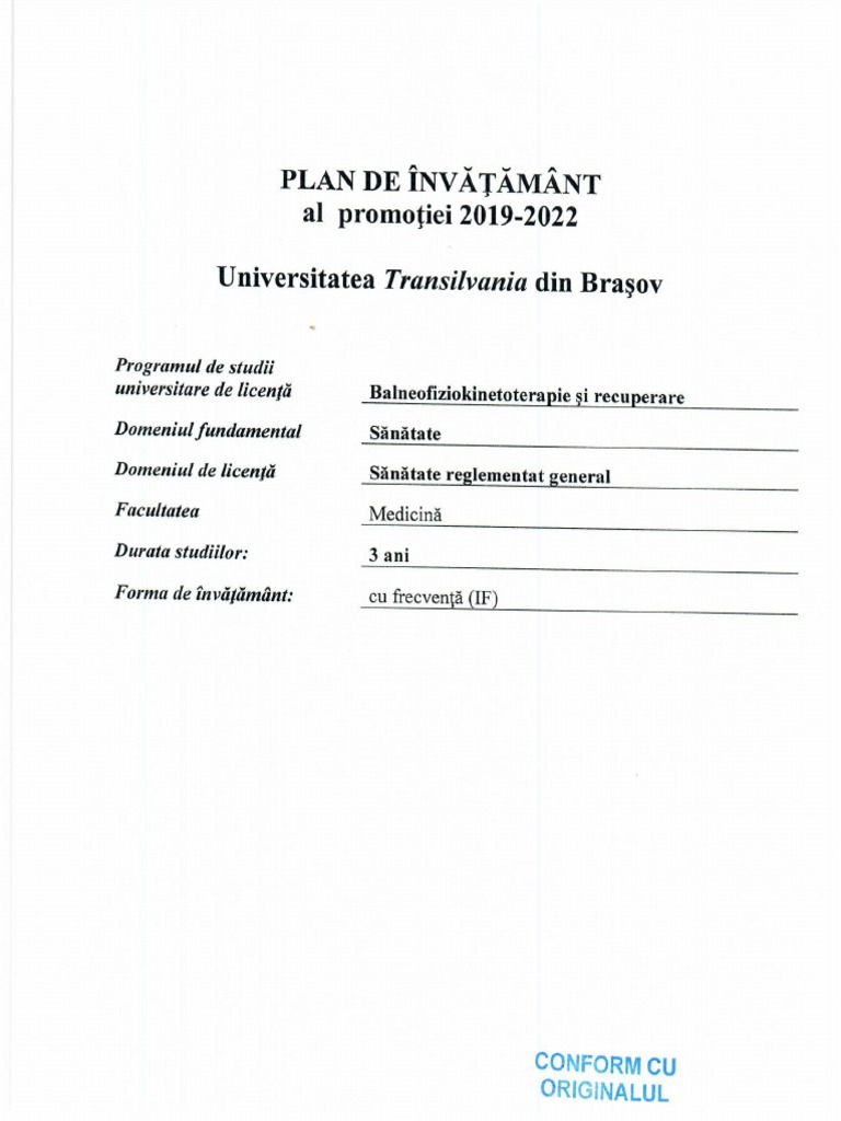 Plan BFKT 2019-2022 | PDF