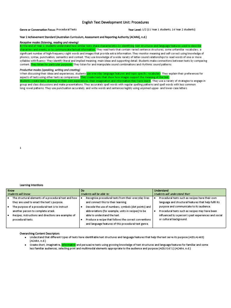 English Text Development Unit | PDF