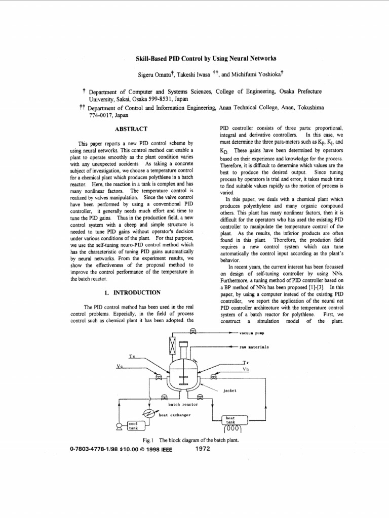 Skillbased Pid Control By Using Neural Networks Descargar Gratis Pdf 8886