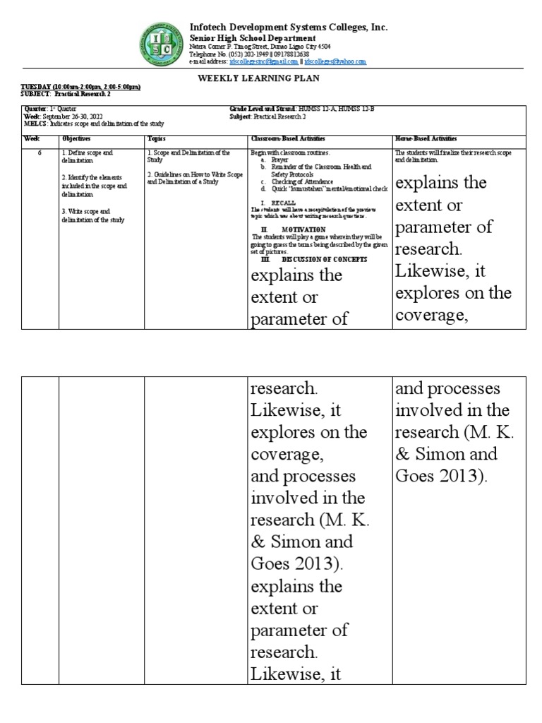 Week6 PR2 WLP | PDF | Communication | Cognition