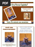 Atividades Projeto Pedro Vira Porco Espinho | PDF | Ciências Sociais