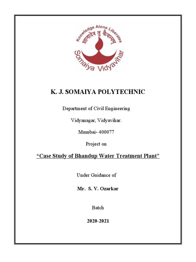 BWTP-Project Report-Final Corrected Draft | PDF | Water Purification | Sewage Treatment