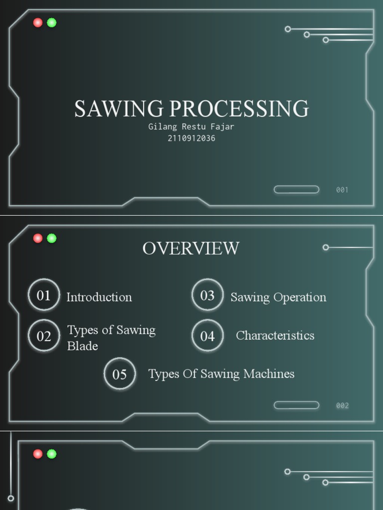 Sawing Processing | PDF | Industrial Processes | Metals