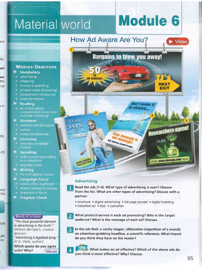 On Screen C1 Module 6 | PDF | Retail | Online Shopping