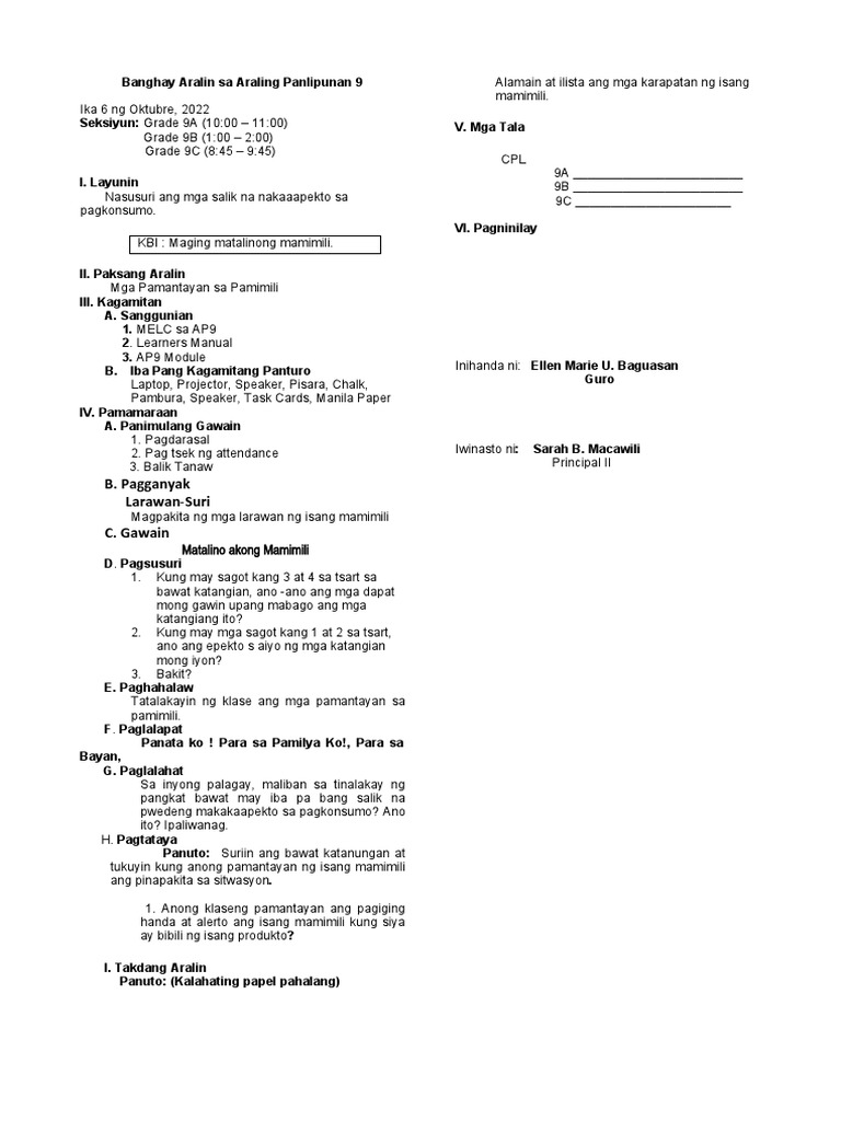 DLP AP9 Quarter1 W6D1 | PDF
