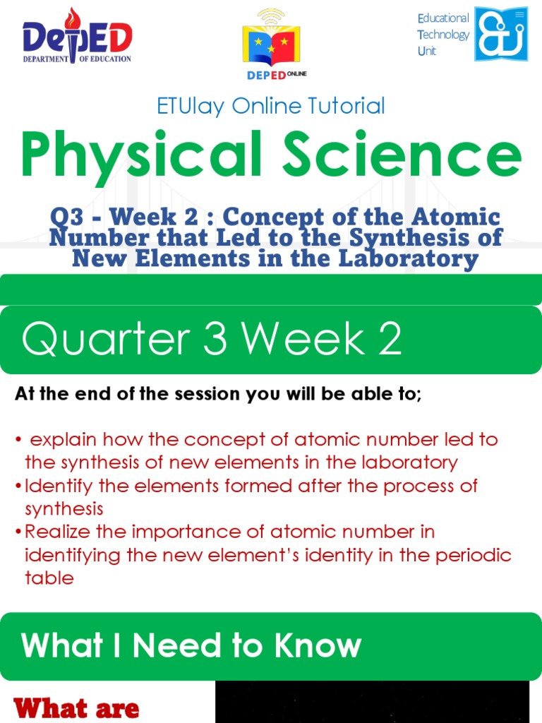 002 Week 1 Module 2 Pdf Chemical Elements Atoms