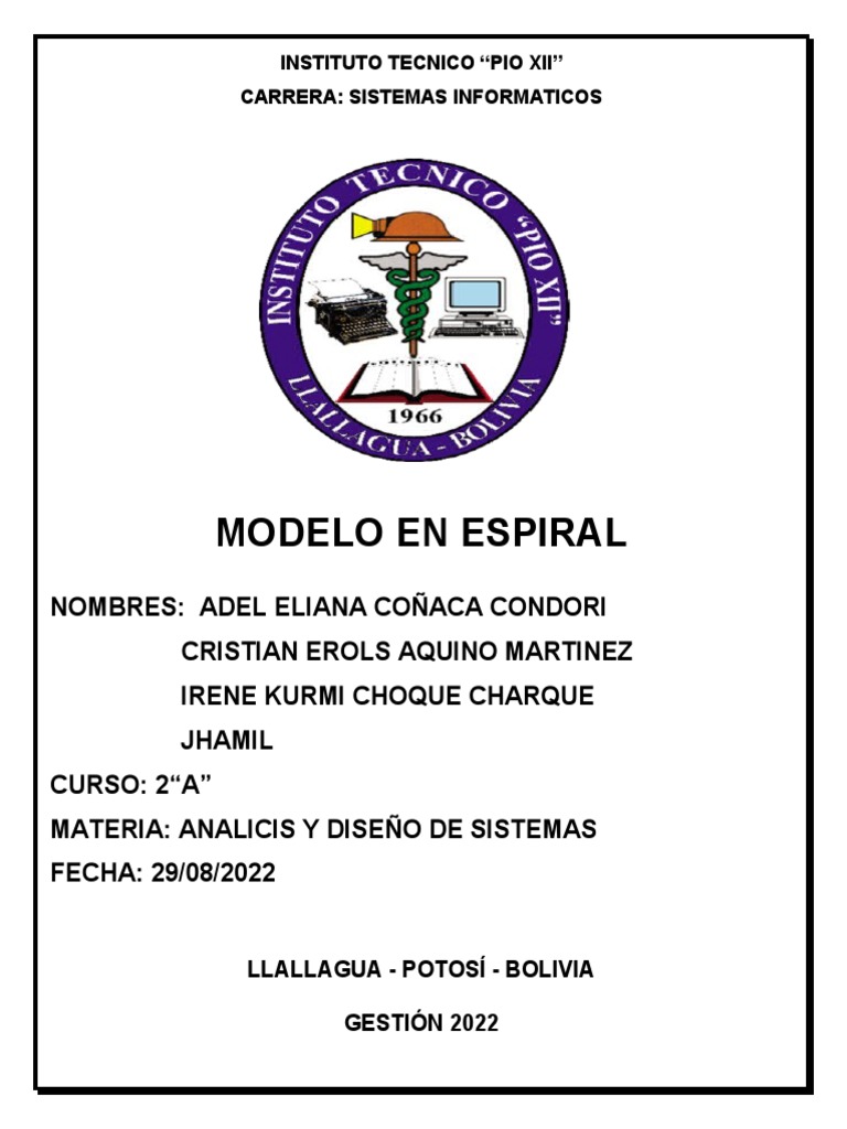 Modelo Espiral en Desarrollo de Software | PDF | Software | Ingeniería ...