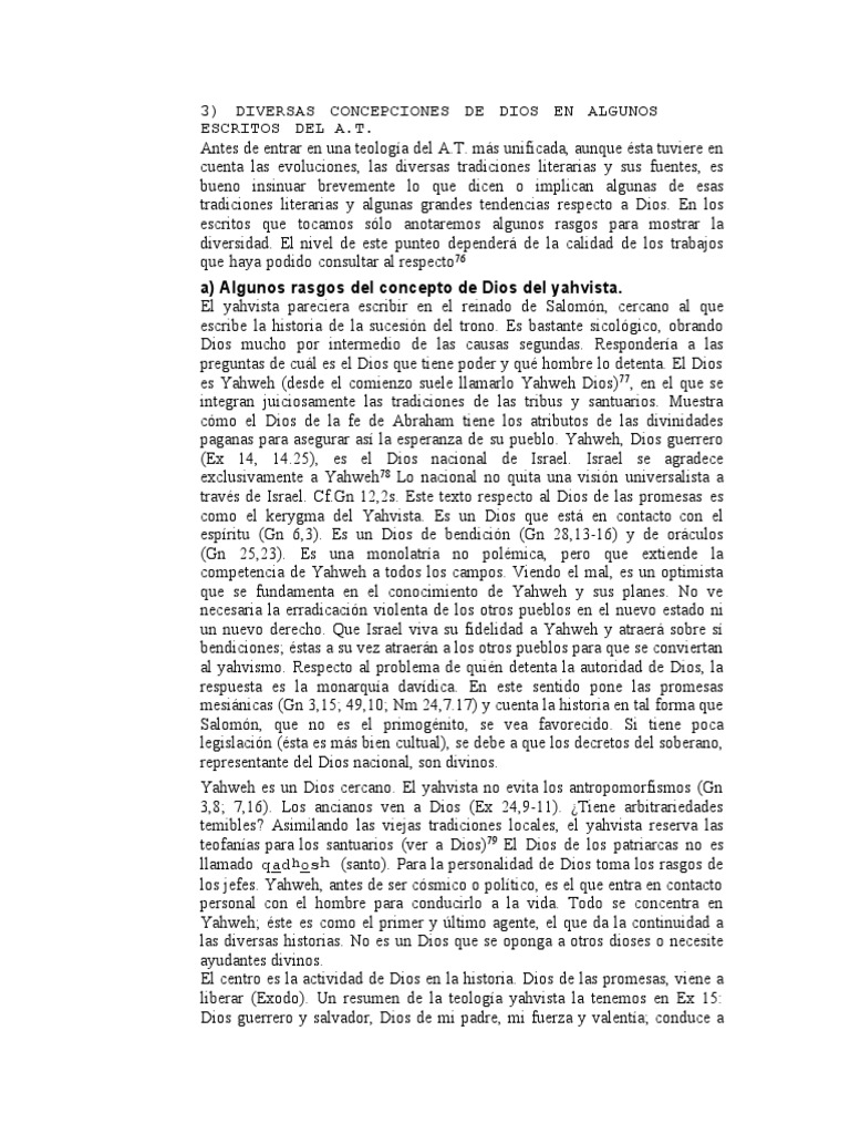 4 Diversas Concepciones de Dios en Algunos Escritos Del A | PDF | Salmos | Yahvé
