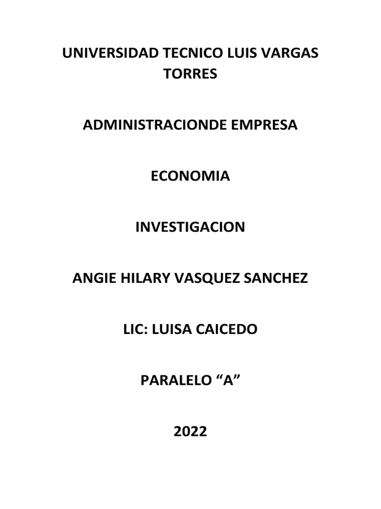 Variables Microeconomicas | PDF | Microeconomía | Inversiones