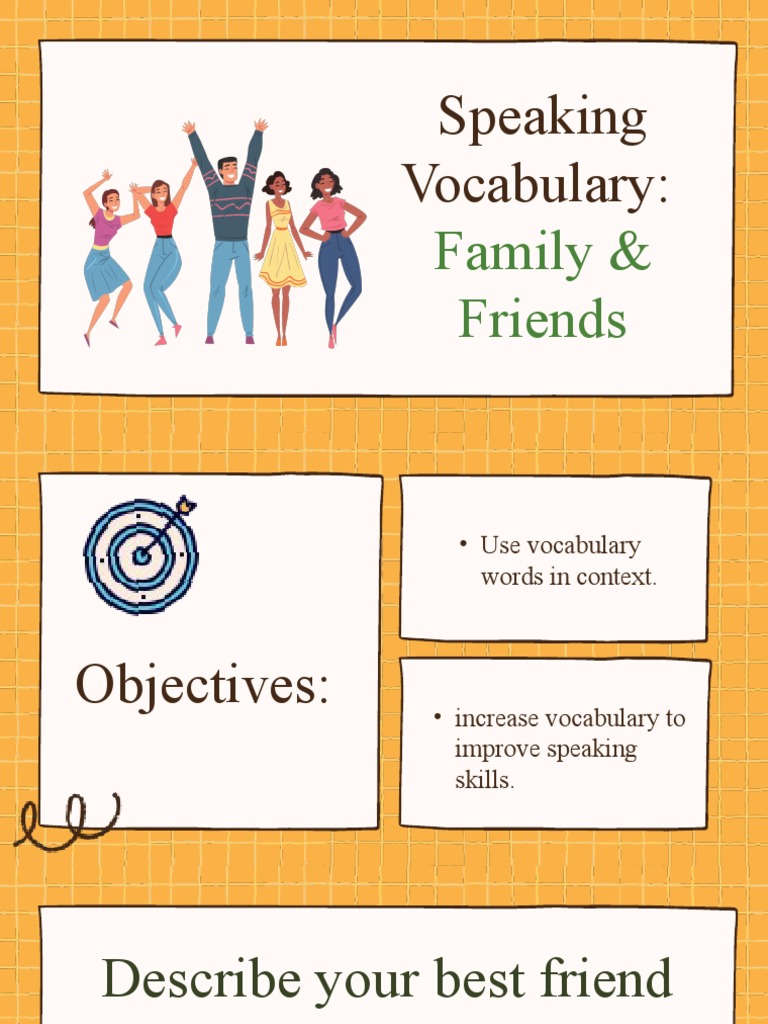RCI CALL 03 Speaking Vocabulary | PDF | Family | Vocabulary