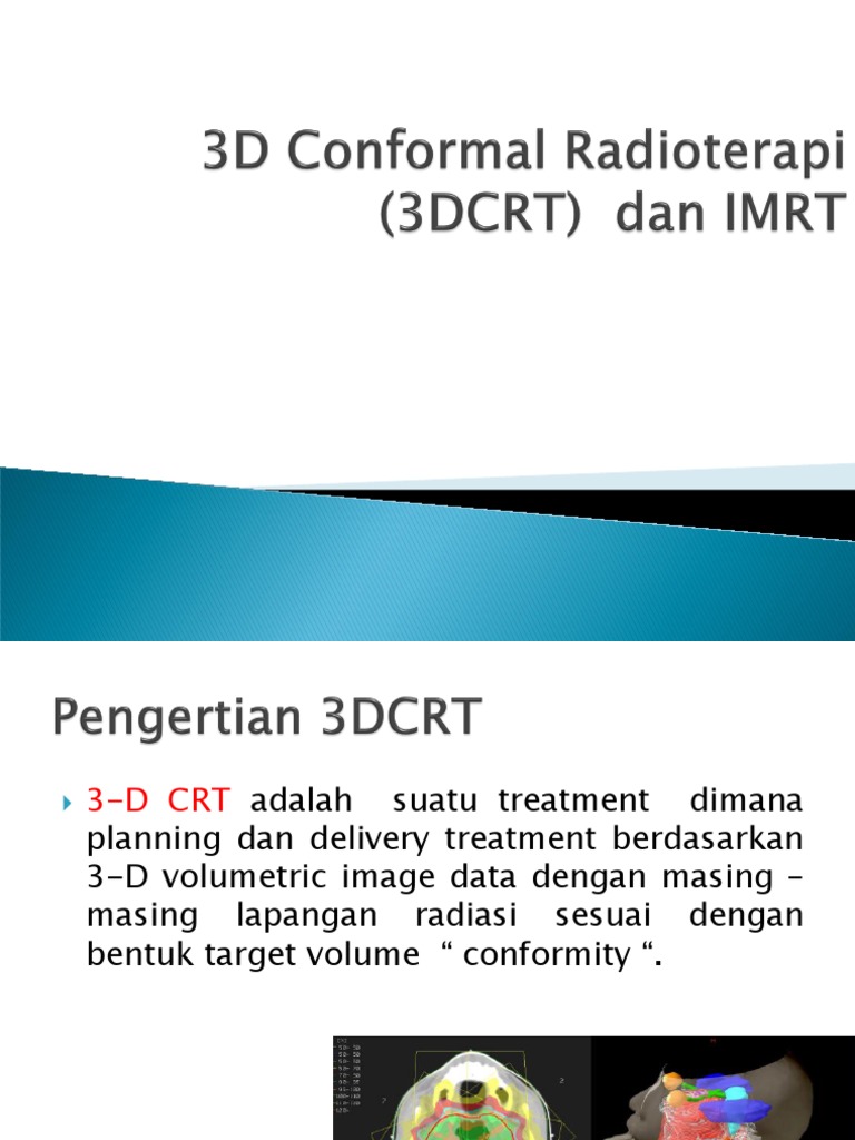 3DCRT Dan IMRT | PDF | Radiation Therapy | Causes Of Death