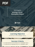 Key Features of Newspaper Articles | PDF