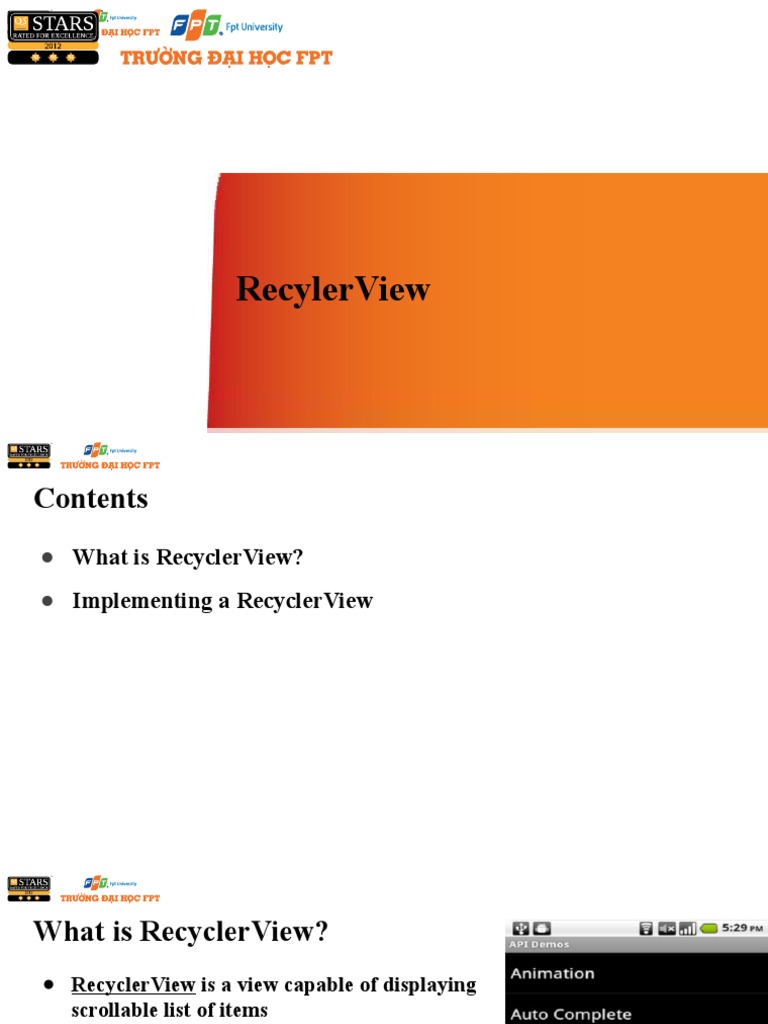 9 RecyclerView | PDF | Computer Engineering | Computer Data
