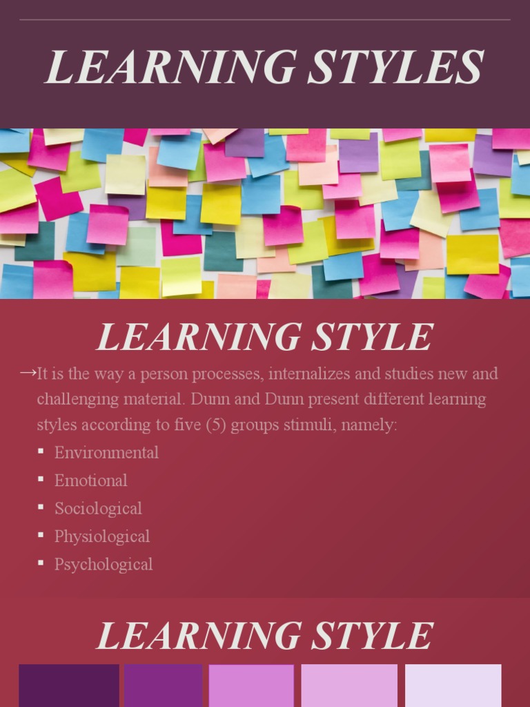 Learning Styles | PDF | Learning Styles | Learning