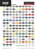 Revell Paint Conversion Chart | PDF | Grey | Blue
