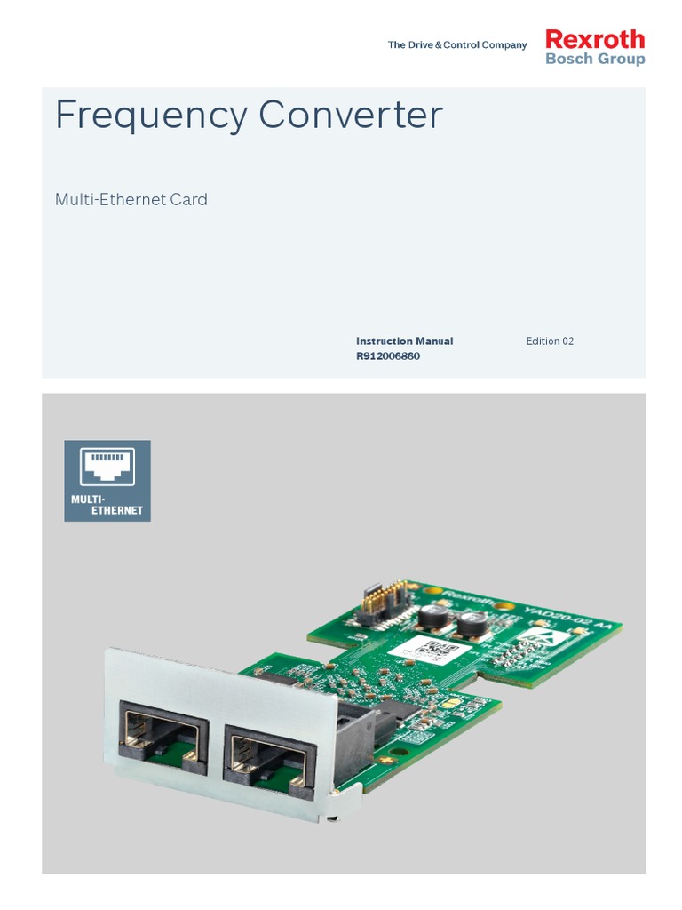 Frequency Converter: Multi-Ethernet Card | PDF | Ip Address | Computer ...