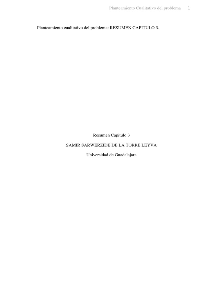 Resumen Capitulo 3 | PDF | Evaluación | Teoría