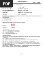 KCC Co., LTD.: Material Safety Data Sheet | PDF | Firefighting ...