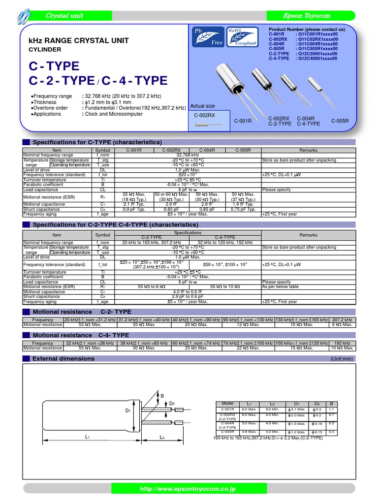 C-002RX Datasheet | PDF | Metrology | Electricity