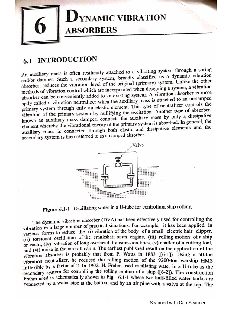 Full Chap 2 Dynamic Vibration Absorber | PDF