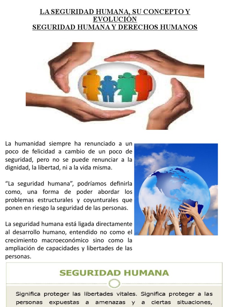 Seguridad Humana: Concepto y Evolución | PDF | Seguridad humana | Valores