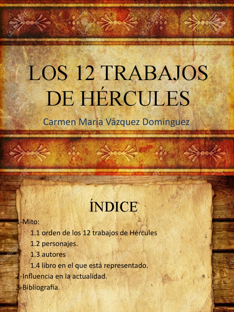 Mito y trabajos de Hércules | PDF | Argonautas | Mitología griega