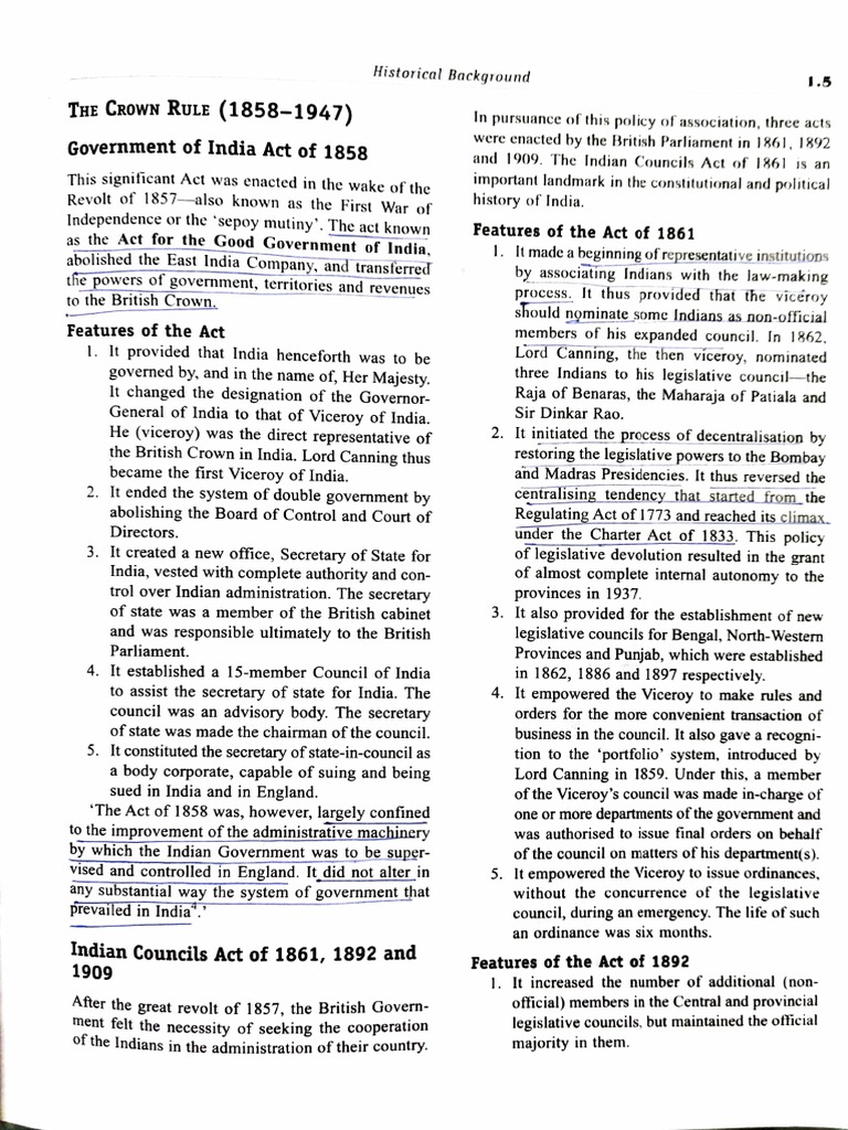 6 - Legal and Constitutional History - Unit 4 - MP Singh - 1 | PDF