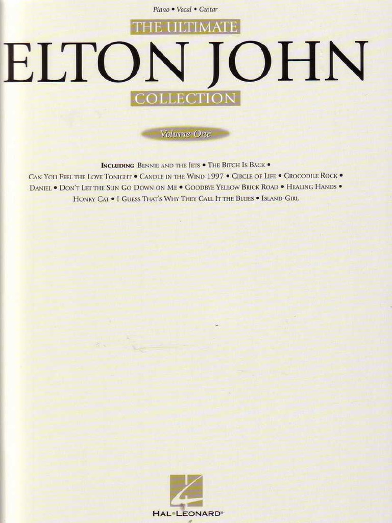 The Ultimate Elton John Collection. Volume 1 | PDF