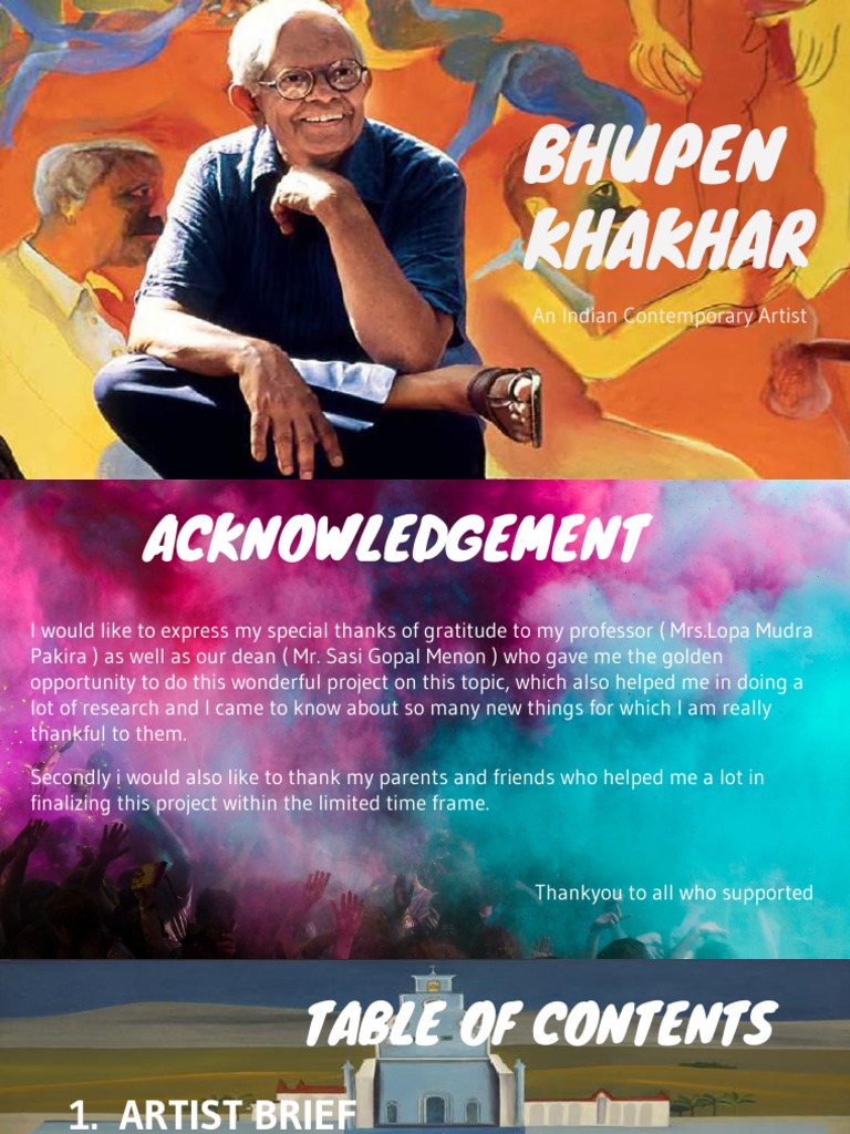 Artist - Bhupen Khakhar | PDF | The Arts