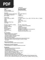 Motor Data Sheet | PDF | Electric Motor | Electrical Resistance And ...