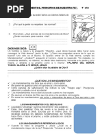 Sopa de Letras: Los 10 Mandamientos | PDF | Deportes | Ocio