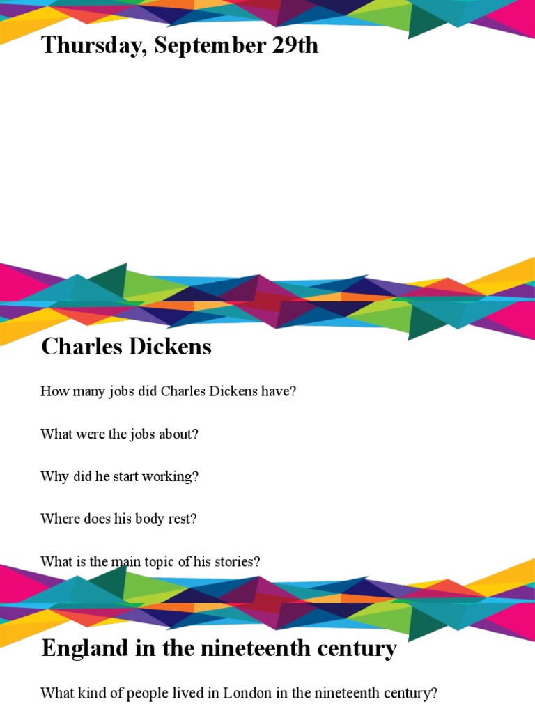 Wednesday, September 21st | PDF | Classics