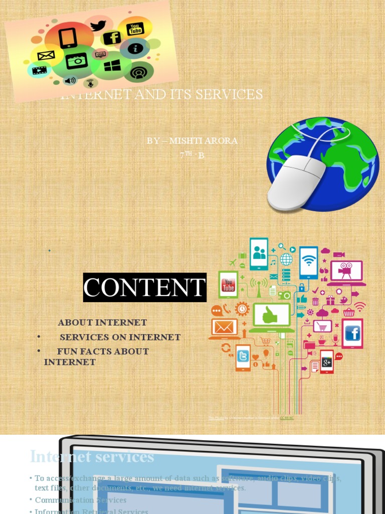 Internet and Its Services | PDF