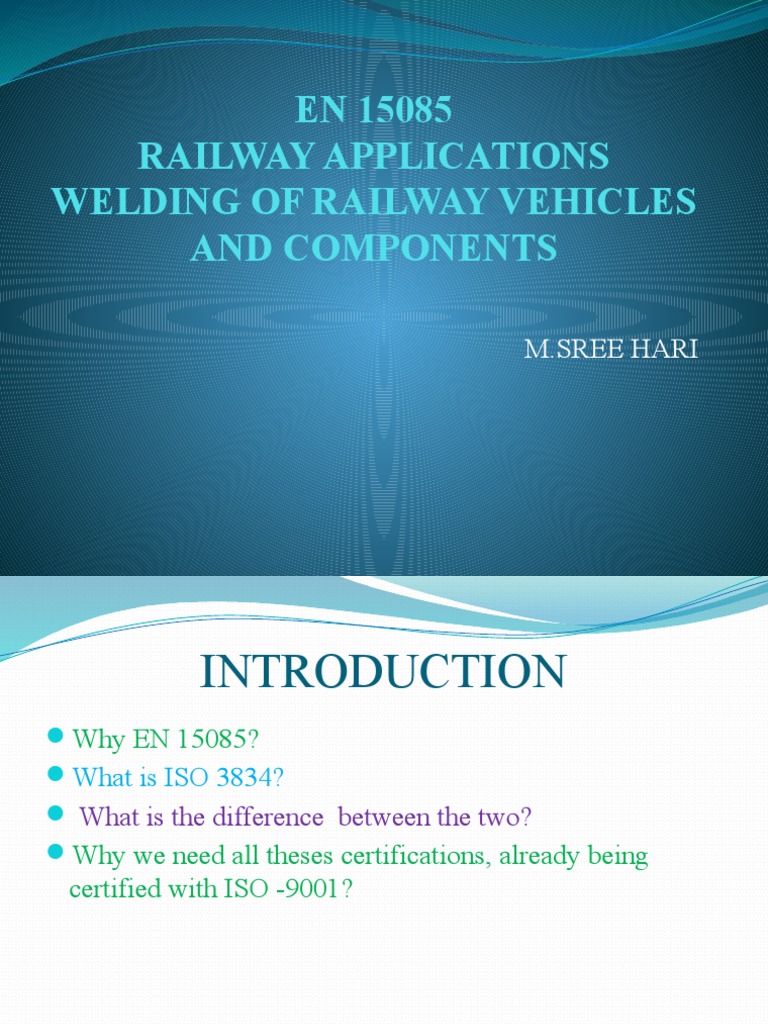 EN15085 Introduction | PDF | Welding | Construction