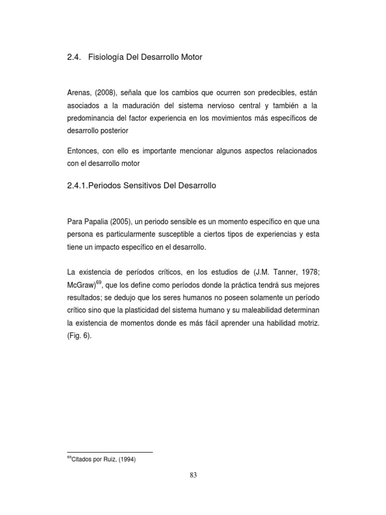 Fisiología Del Desarrollo Motor | PDF | Hormona | Hormona de crecimiento
